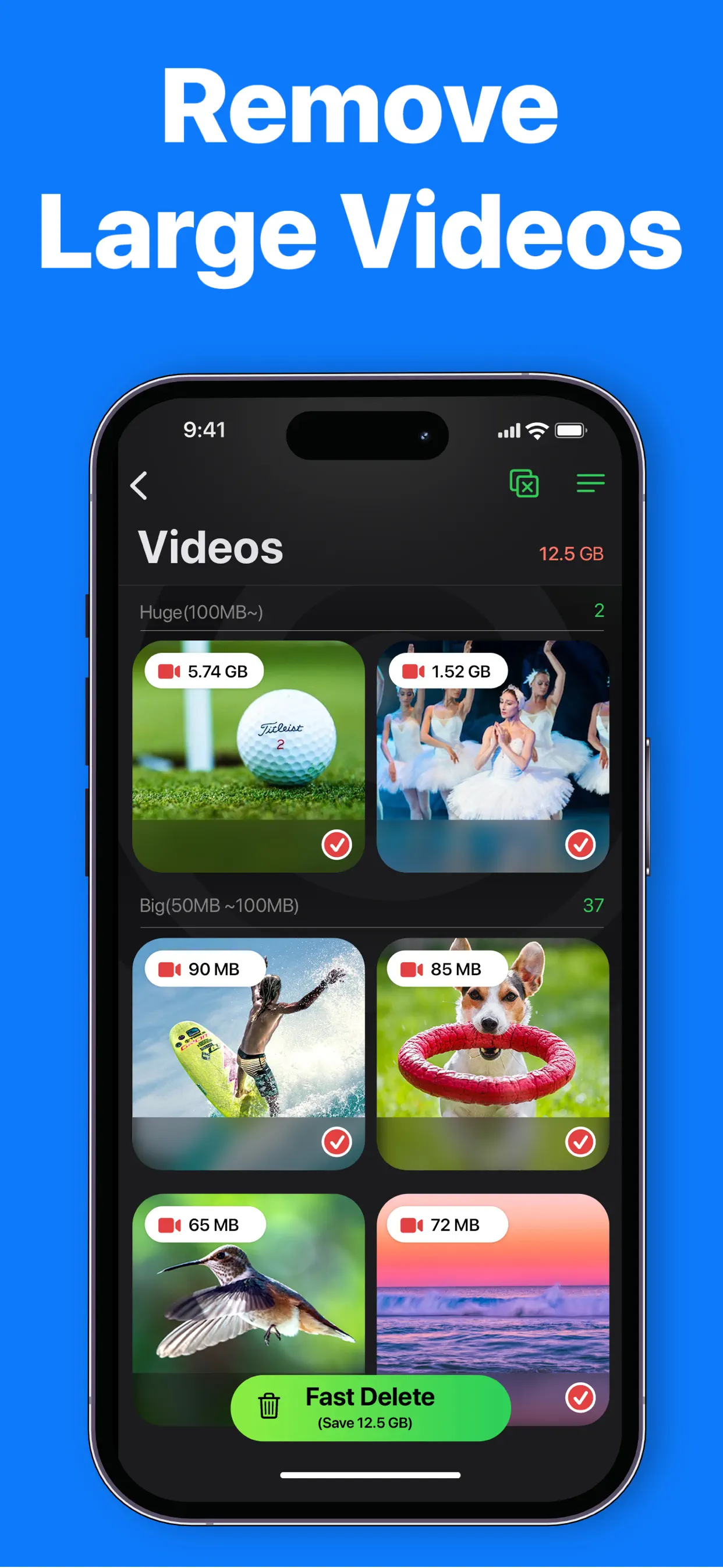 Delete Photos & Videos