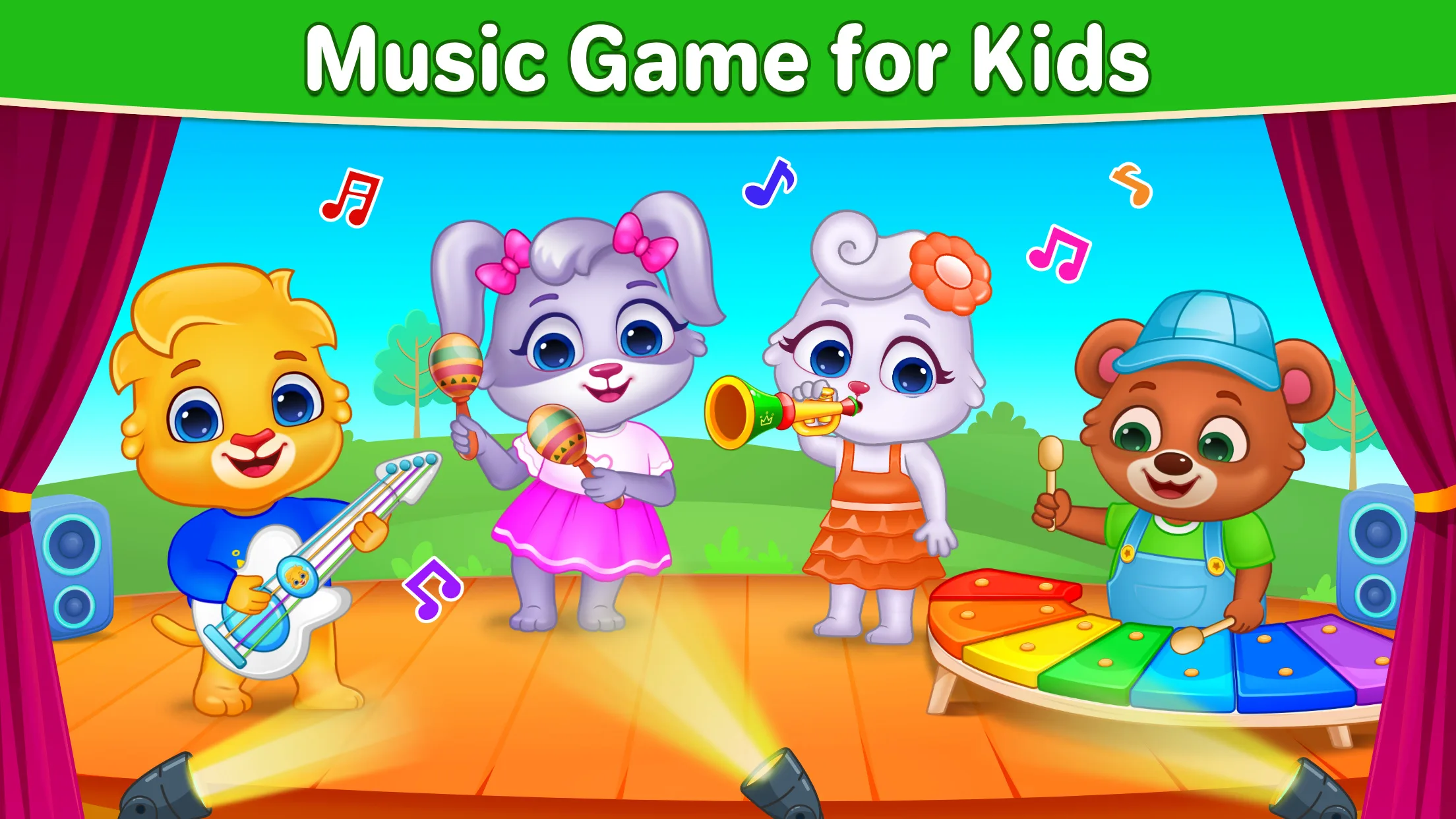 Kids Music: Piano, Xylo, Drums